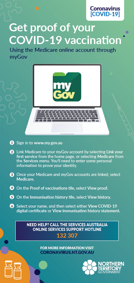 Get proof of your COVID-19 vaccination | West Daly Regional Council